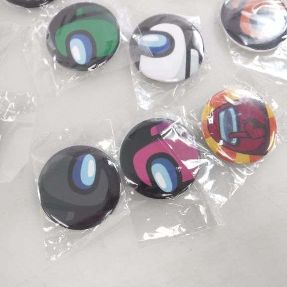 Among Us 12 Piece Circle Pin Back Buttons - Dutch Goat
