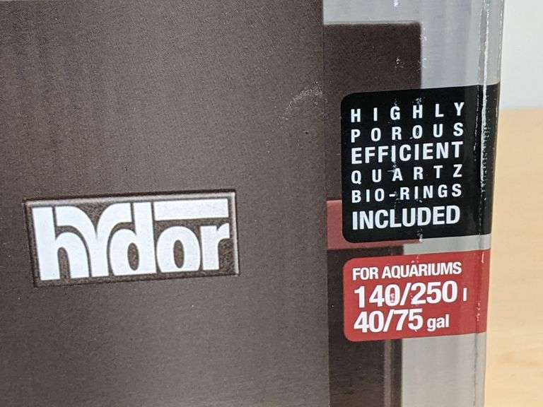 Hydor Professional 250 Aquarium External Filter with Integrated Priming ...