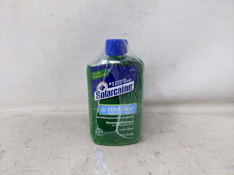 Lot of 3 Solarcaine Cool Aloe - Pain Relieving Gel - Dutch Goat
