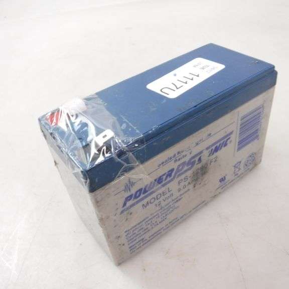 Power Sonic Lead-Acid, Quick-Disconnect Tab Terminal, 12 Volt, 9 Amp ...