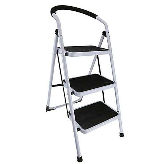 Olympia-Tools Three Tier Easy Store Step Ladder - Dutch Goat