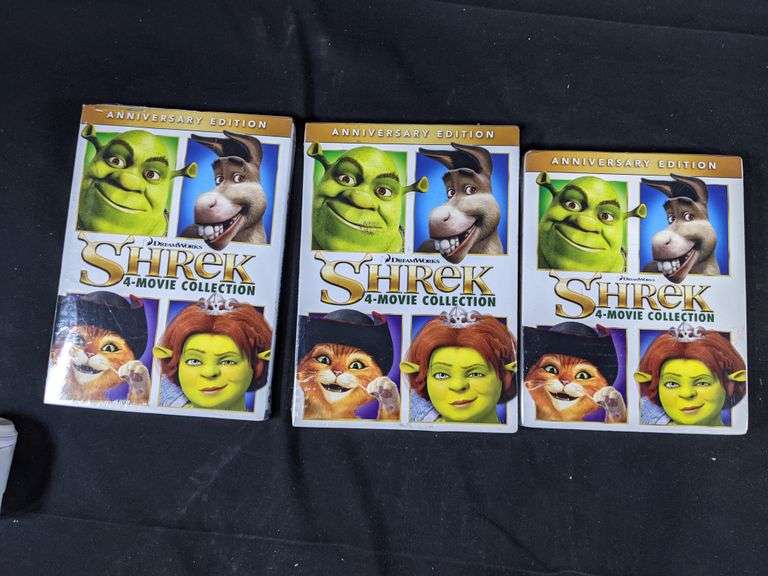 Lot of 3 Shrek 4-Movie Collection - Dutch Goat