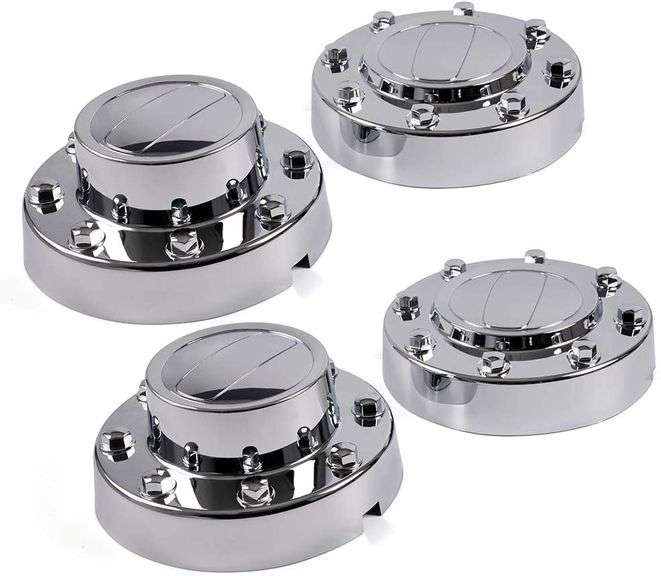 Set Of 4 G-Plus 1 Ton Dually Alcoa Alloy Wheel Center Caps, Fits Dodge ...