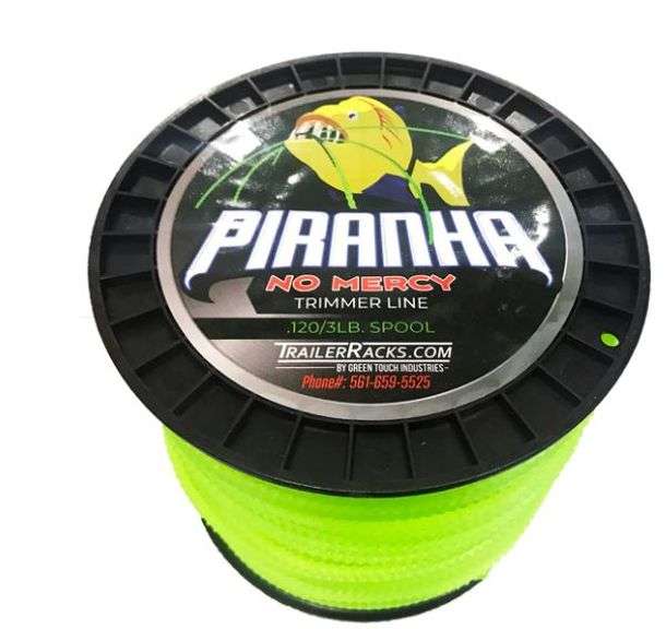 Piranha No Mercy Sawtooth Trimmer Line .120 Gauge 465ft Green - Dutch Goat