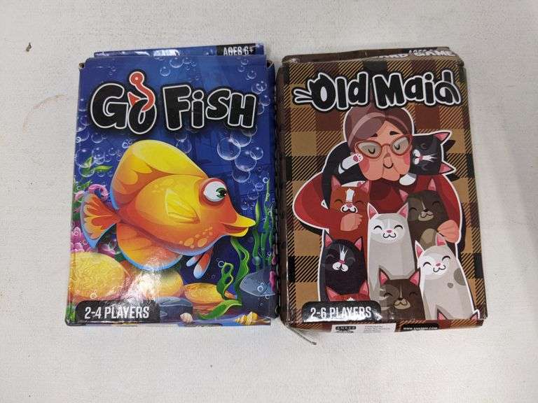 Assortment of 2 Card Games - Go Fish & Old Maid - Dutch Goat