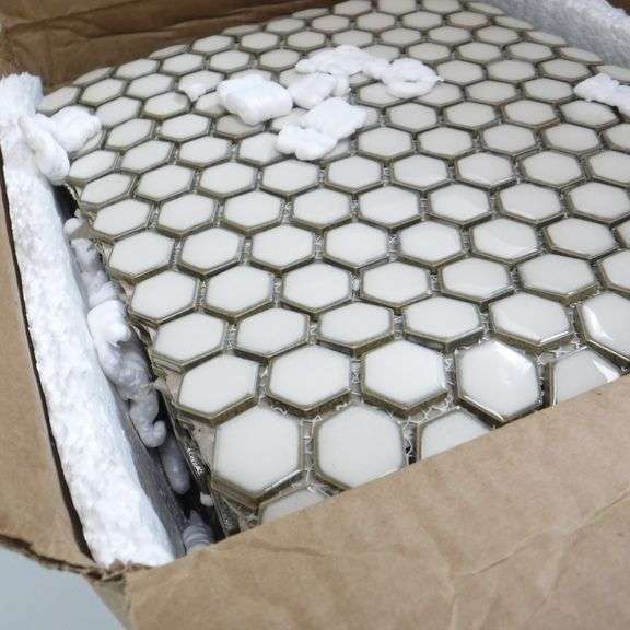 Box Of 24: Adorable 12" X 12" Sheets Of Cream/Brown Octagon Shaped 1 ...