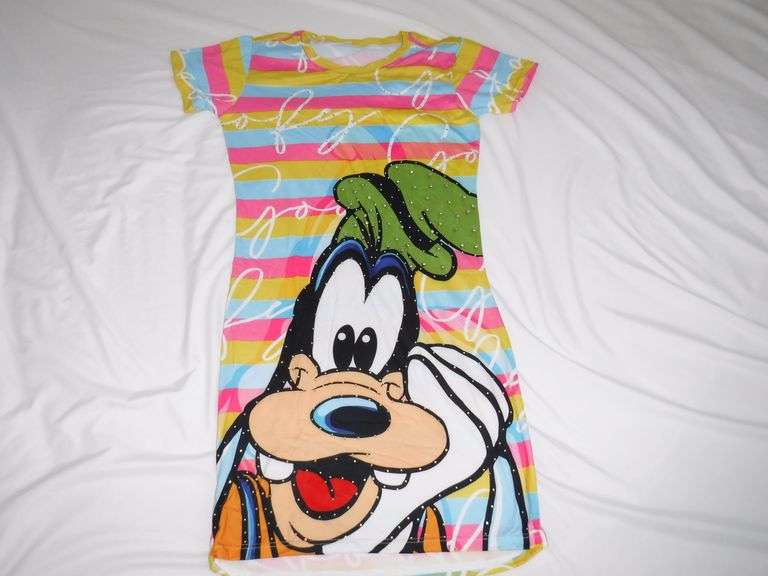 Goofy Fitted Dress Bedazzled Women's Small - Dutch Goat