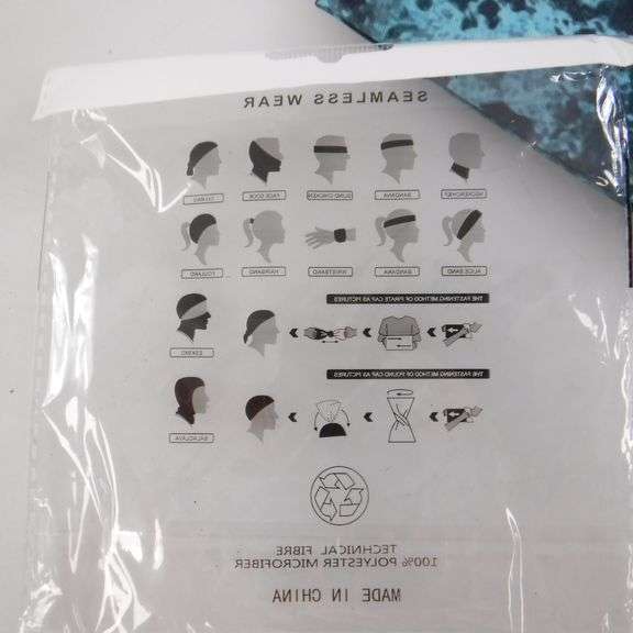 Set Of 4: Multifunctional Seamless Gater Facemask - 13 Different Ways ...