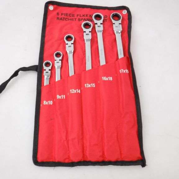 Vehpro 6 Piece Flex-Head Ratchet Spanner Set - Dutch Goat