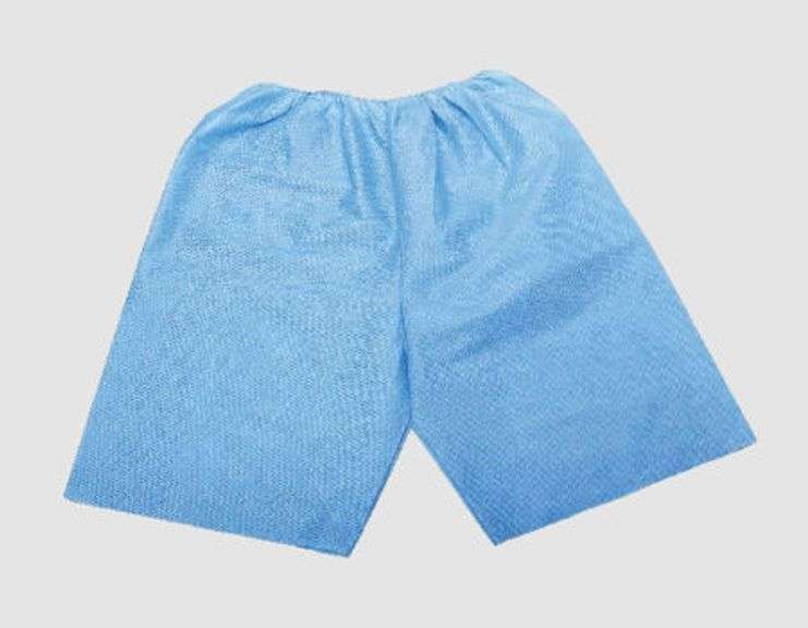Bag Of 25 Disposable Patient Exam Wear Shorts, Non-Sterile, Dark Blue ...