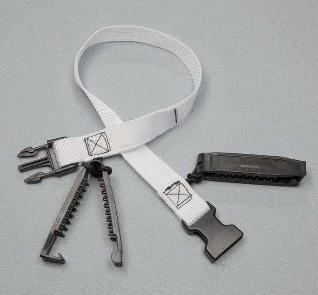 Lot Of 25: Texon Towel Laundry Loop With Double Sock Clip White And ...