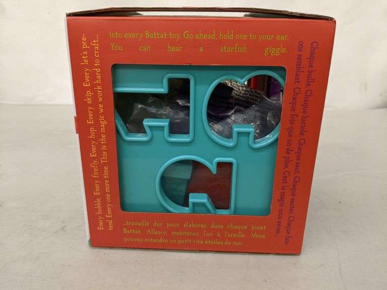 Battat Toddler Toy Shape Sorter Cube - Dutch Goat