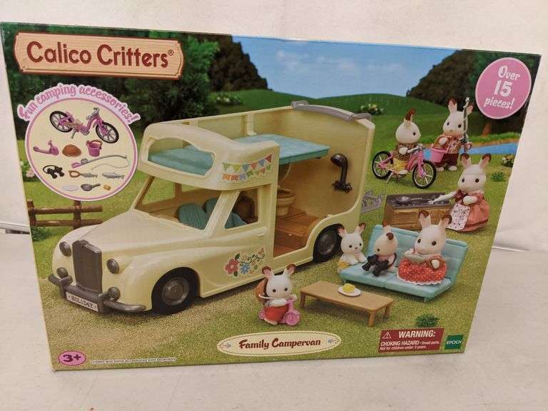 Calico Critters Family Campervan, Hopscotch Rabbit Grandparents - Dutch ...