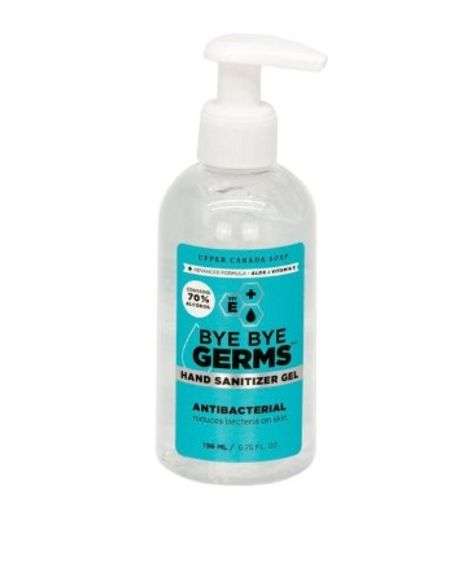 Box Of 12: Bye Bye Germs Hand Sanitizer Gel 6.62 fl oz - Reduces ...