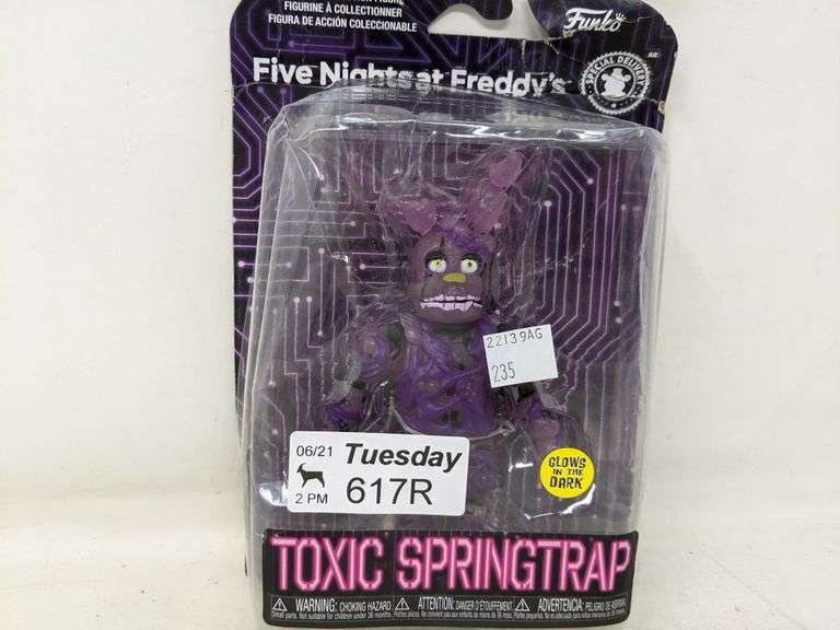 Five Nights At Freddy's Toxic Springtrap Collectible Action Figure ...