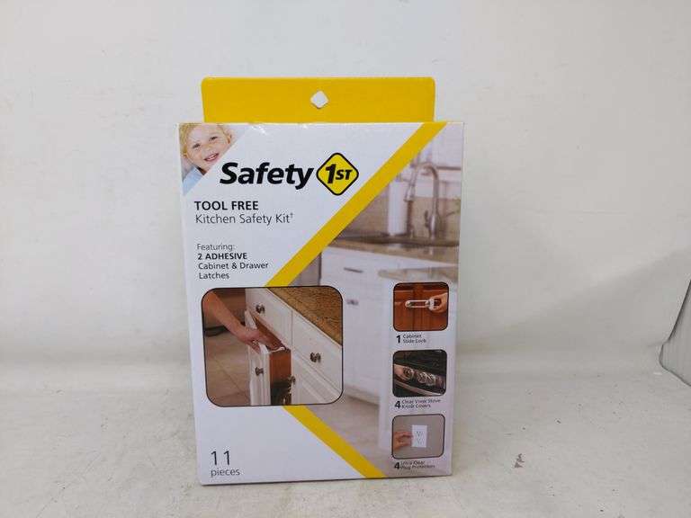 Safety 1st Tool Free Kitchen Safety Kit 11 Pieces White Includes 4 ...