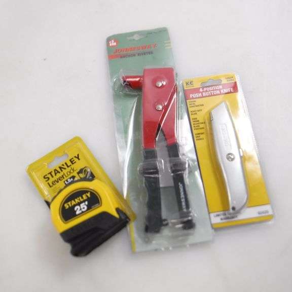 Assortment Of Tools: KC Professional 4-Position Push Button Knife With ...