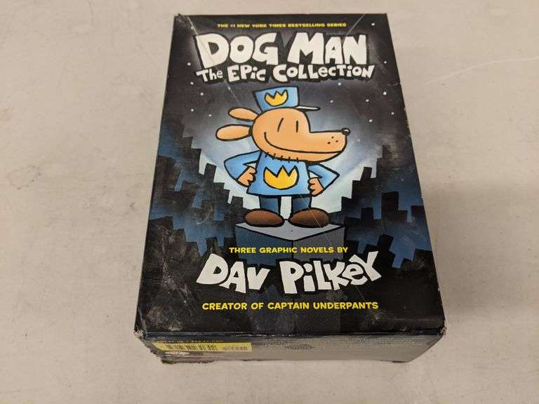 Dog Man The Epic Collection Books- Dav Pilkey, 3 Books - Dutch Goat