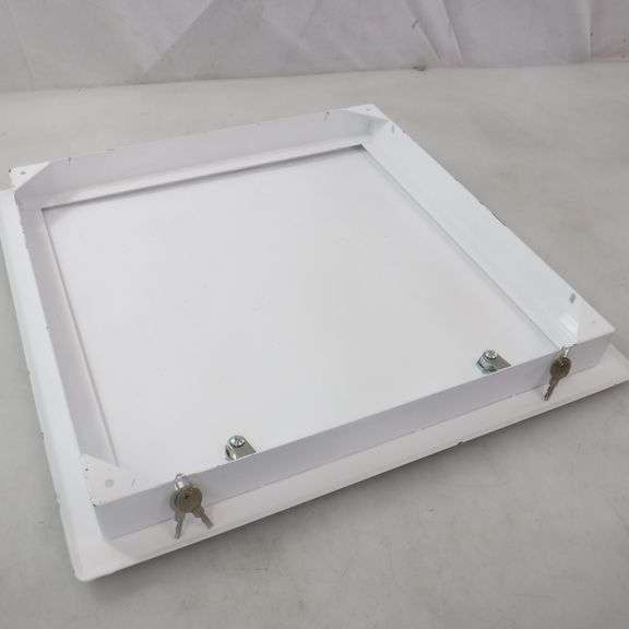 Metal Double Locking Wall Panel with Keys - Door Size 19" x 19 ...