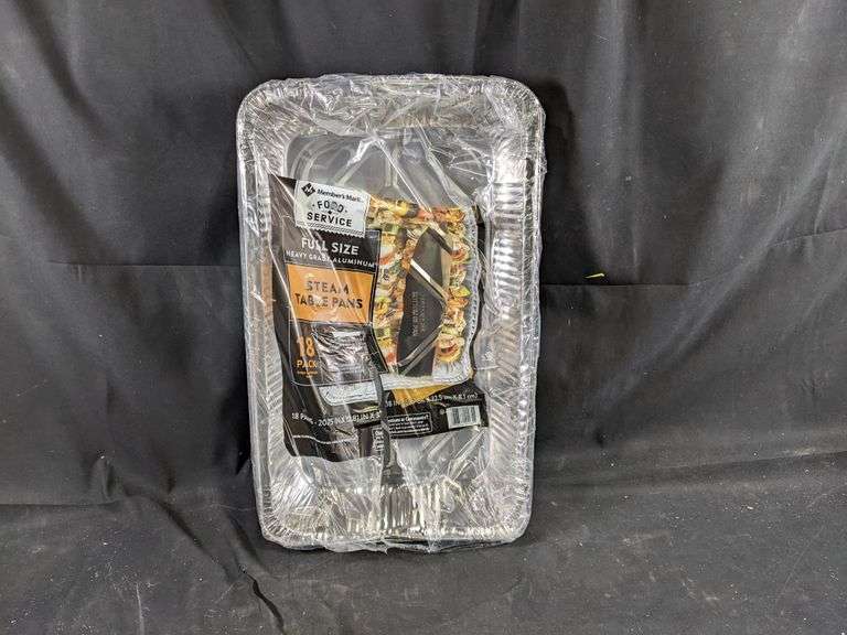 Members Mark Full Size Table Steam Pans 18/Pkg - Dutch Goat
