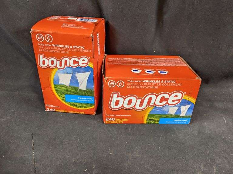 Lot of 2 Bounce Dryer Sheets 240Sheets/Box - Dutch Goat