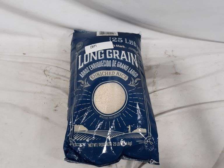 Member's Mark Long Grain Enriched Rice - 25 lb, Likely Out of Date ...