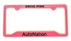 Lot Of 3: Drive Pink Autonation Dealer License Plate Frame Metal -Pink ...