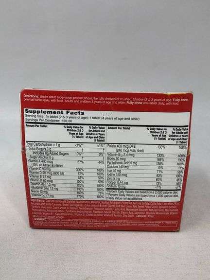 Bayer Flintstones Complete Chewable Multivitamins - 60 Tablets - Dutch Goat