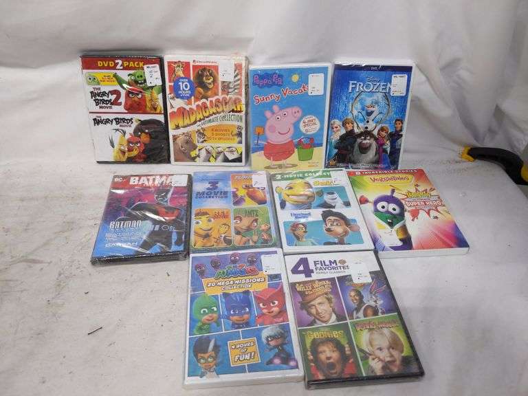 Assortment of 10 Children's Movie Collection DVD's - Dutch Goat