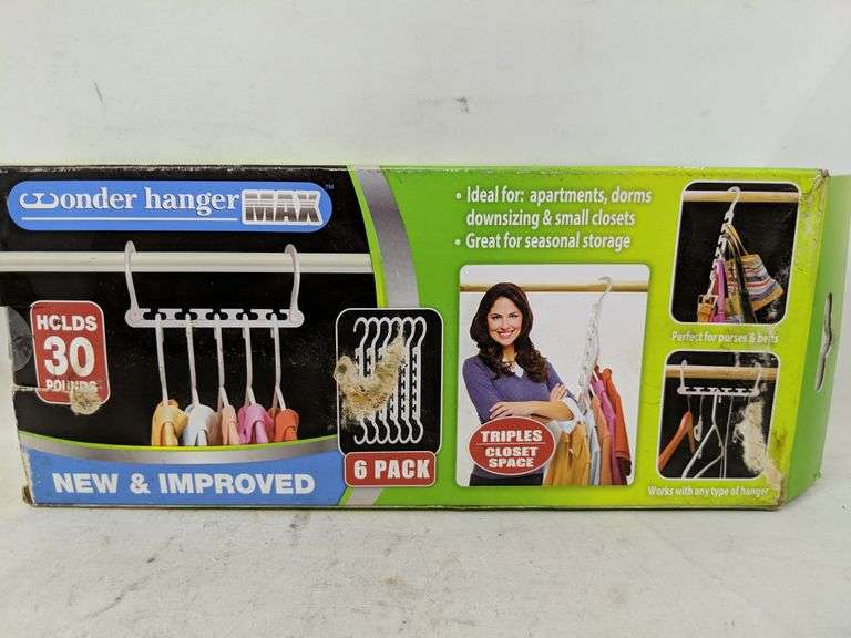 Wonder Hanger Max Pack - 6 Pack that Triples Your Closet - Dutch Goat