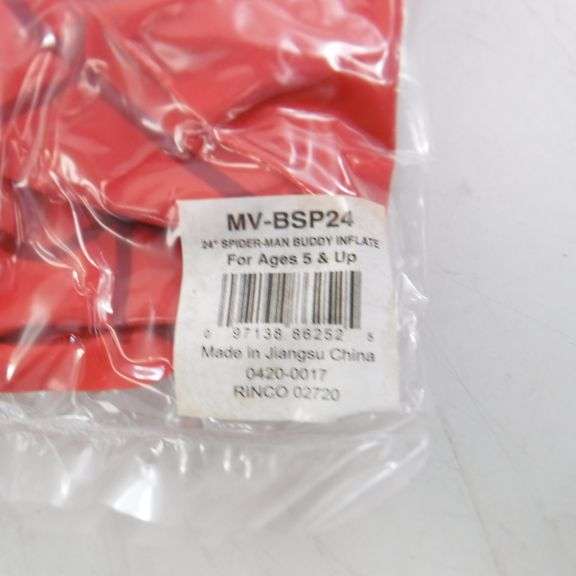 Lot Of 2: Spider-Man Buddy Inflatable 24" Tall - Dutch Goat