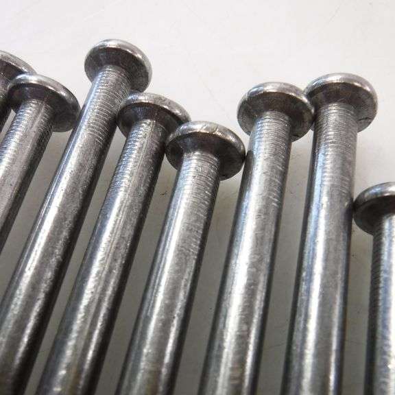 Lot Of 15: Galvanized-Steel Spike Nails 3/8" x 10", For Railroad Ties ...