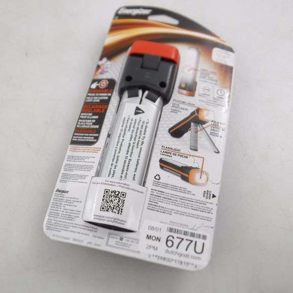 Energizer 3 in 1 LED Flashlight LED with 4 AA Batteries Polymer - Works ...