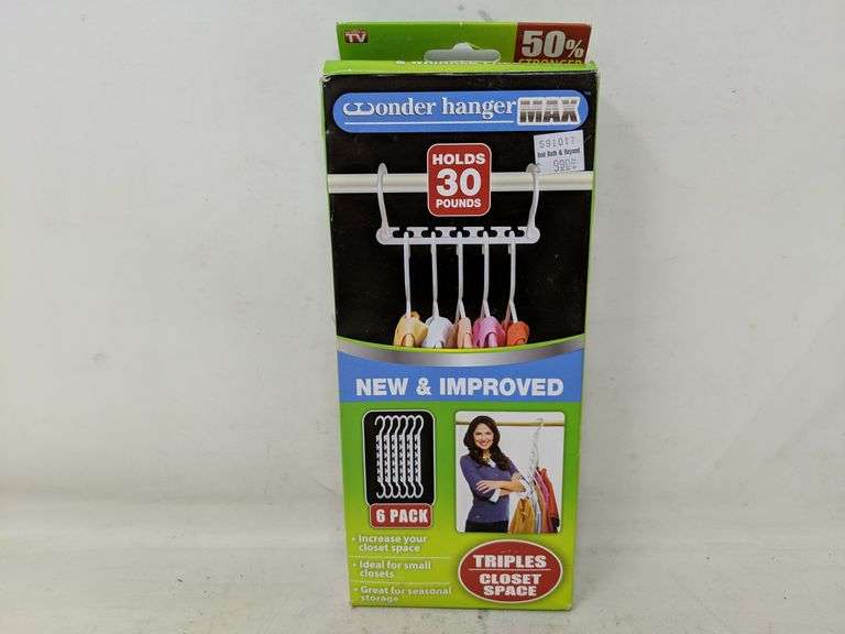 Wonder Hanger Max Pack - 6 Pack that Triples Your Closet - Dutch Goat