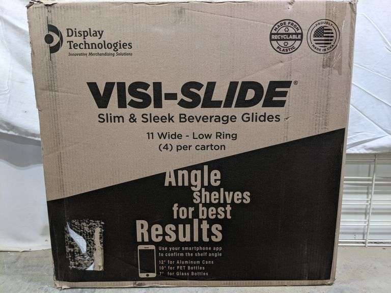 Display Technologies Visi-Slide Slim and Sleek Beverage Glides Angle ...
