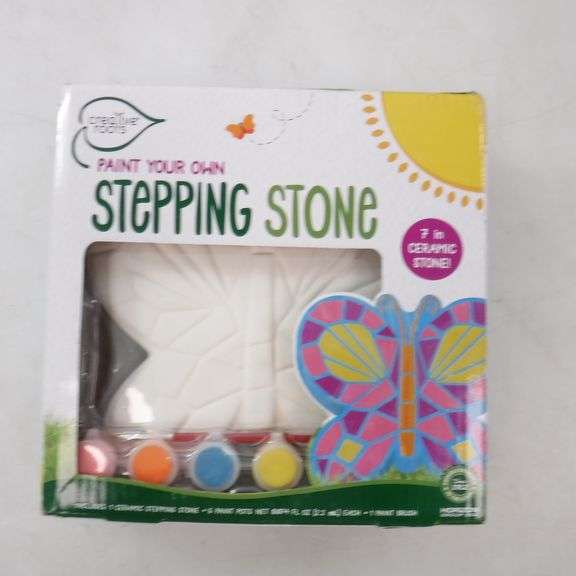 Horizon Group USA Toy Creative Roots Paint Your Own Butterfly Stepping ...