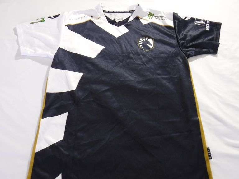 Team LiQuid Mens Jersey With Alienware and Monster Energy Logos On ...