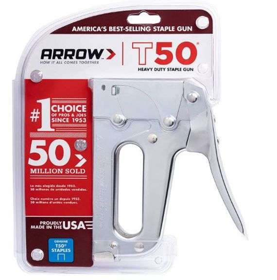 Arrow T50 Staple Gun Tacker Heavy Duty Multipurpose - Dutch Goat