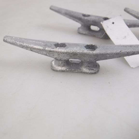 Lot Of 3 Polasm Boat Cleats 6" Rope Cleat Galvanized Cast Iron Dock ...