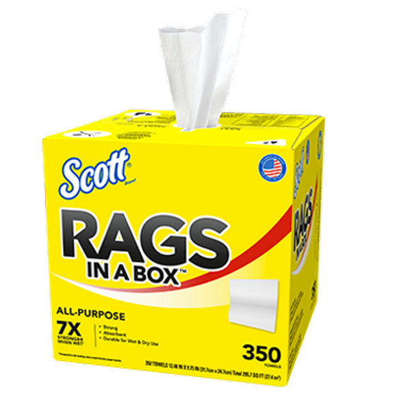 Scott Rags in A Box - 350 Total - Dutch Goat