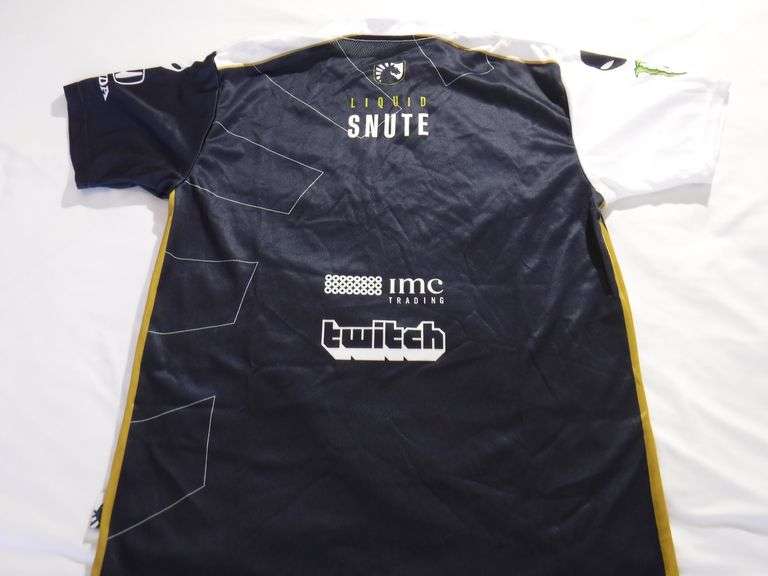 Team LiQuid Mens Jersey With Alienware and Monster Energy Logos On ...