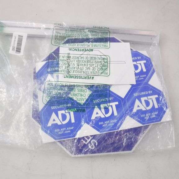 ADT Security Yard Sign and Window Stickers - Replace Those Faded ...