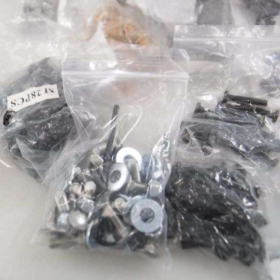 Large Assortment Of Hardware (Screws, Nuts, Washers, Fasteners and ...