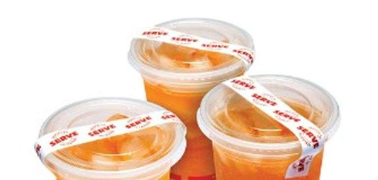 Tamper Seal Label, 0.75 x 7, Red/White, 500/Roll, 4 Rolls/Carton ...