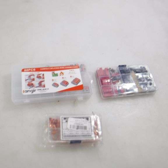 Assortment Of Electrical Copper Pipe Kits, Power Connectors Kit and ...