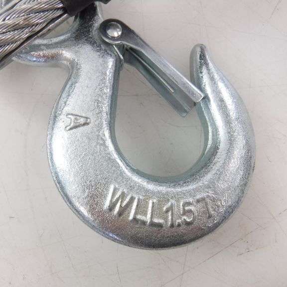 6' Safety Cables With Clevis Slip Hooks, Coiled Cables - Dutch Goat