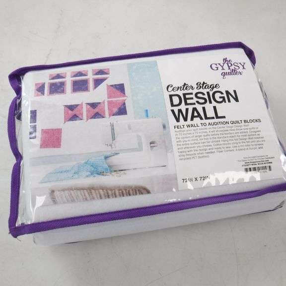 The Gypsy Quilter Center Stage Design Wall, Felt Wall To Audition Quilt ...