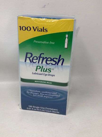 Refresh Plus Lubricant Eye Drops - 100 Vials - Dutch Goat