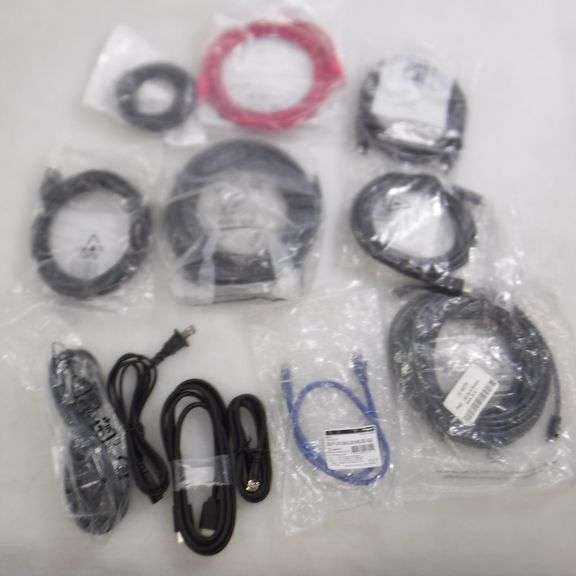 Assortment Of Cords and Cables - Various Brands and Types - See Pics ...
