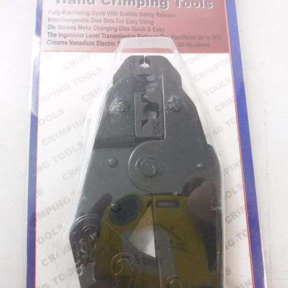 Hand Crimping Tool 9 1/2", With 7mm To 9mm Spark Plug Die - Dutch Goat